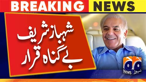Nab Gives A Clean Chit To Shehbaz Sharif In The Ashiana Reference Geo