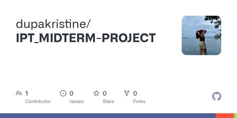 GitHub Dupakristine IPT MIDTERM PROJECT