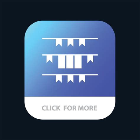 banner flag garland ireland irish mobile app button android and ios