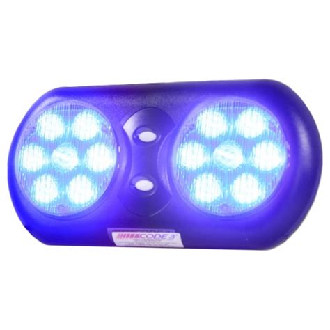 CODE 3 LED Blue Warning Lamp 421D84 VFP36BB Grainger