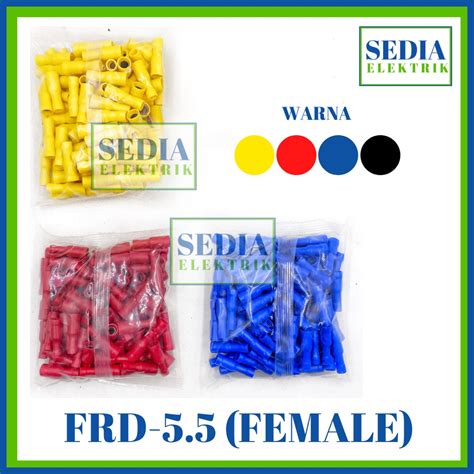 Jual SKUN KABEL ISULATED FEMALE BULLET FRD 5 5 FRD 5 5 DISCONNECTS