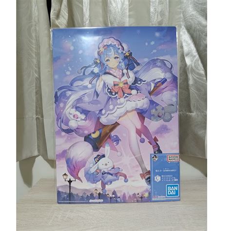 全新現貨 雪初音 Snow Miku一番賞 C賞畫板 蝦皮購物