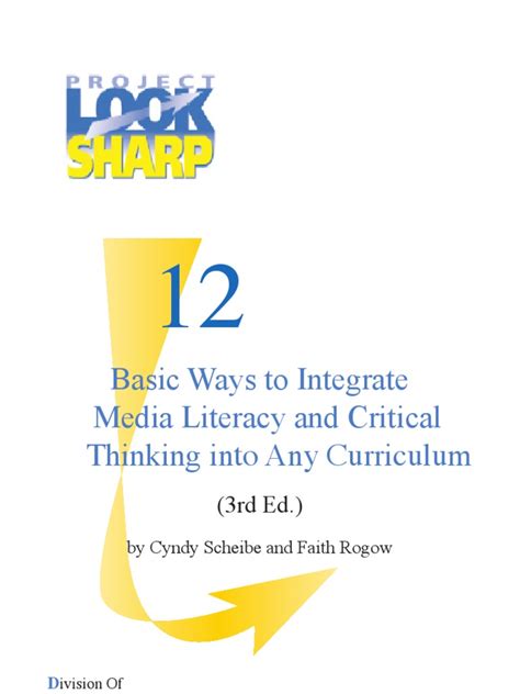 12 Basic Ways To Integrate Media Literacy And Critical Thinking Into