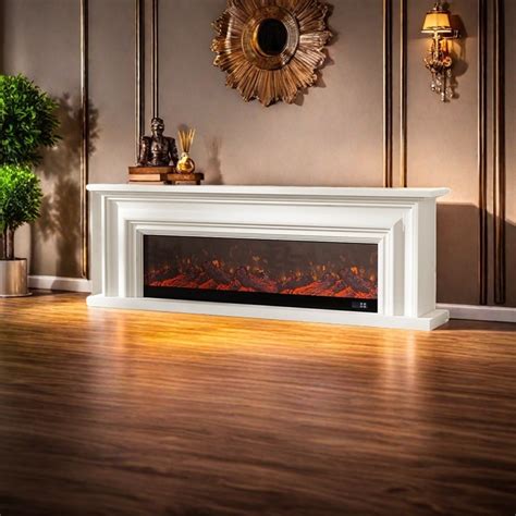 Wangling Hone Elegant Three Dimensional Line Design Fireplace Wayfair