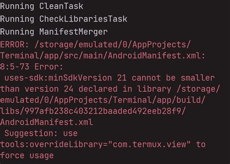 Bug Compiling Problem · Issue 2943 · Termuxtermux App · Github