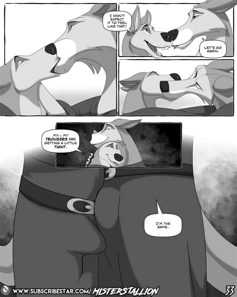 Rule 34 Bulge Bulge Frottage Bulge Rubbing Canid Canine Canis Comic