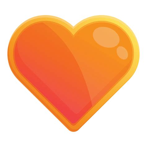 Heart Gameplay Icon Cartoon Vector Gui Luck 14308614 Vector Art At