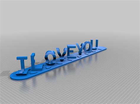Free 3d File Iloveyou Jessica・model To Download And 3d Print・cults