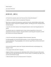 ECON471 HW11 Pdf Name Liang Liu ID Number 979753744 ECON 471 HW 11 For The First Three