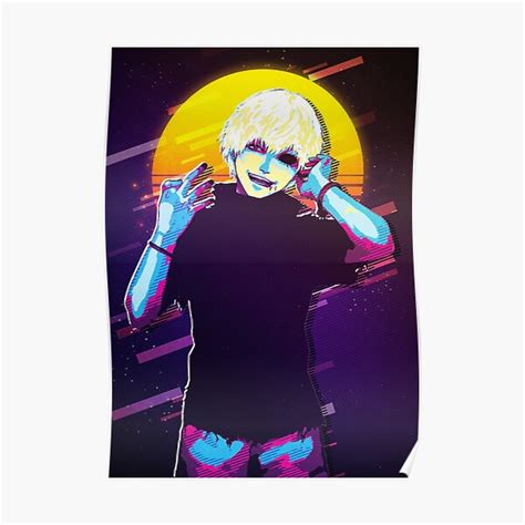 Ken Kaneki Poster For Sale By 80sretroart Redbubble