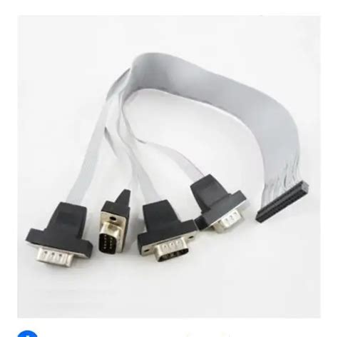 Motherboard Mainboard 36Pin Female To 4 Port RS232 DB9 COM Serial Port Male Splitter Adapter