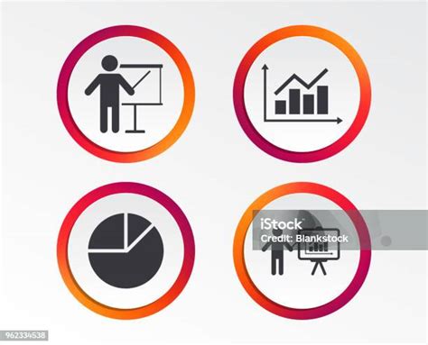 다이어그램 그래프 파이 차트 프리젠테이션 광고판 이라고 생각합니다 간판에 대한 스톡 벡터 아트 및 기타 이미지 간판 고급 곡선 Istock