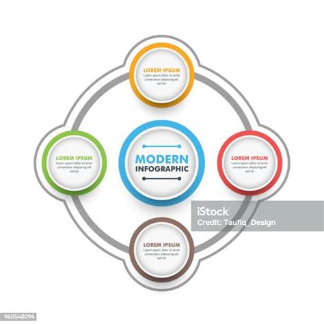 비즈니스 Infographic Templatemodern 인포 그래픽 타임 라인 디자인 Templatevector 그림 0명에