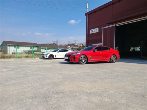 Set Up 배기튜닝 📌기아 스팅어25마이스터 커스텀엔드가변배기📌 예약당일 오전에 방문해주셔서