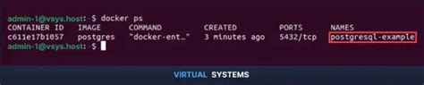 How To Run Postgresql On Docker ★ Vsys Tutorials