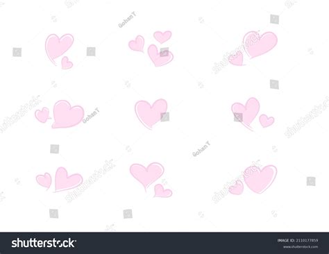 Pink Sweet Heart Shape Vector Isolated Stock Vector Royalty Free