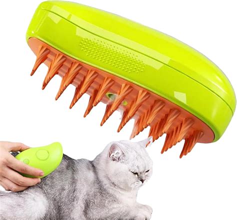 Steamy Cat Brush 3 In1 Cat Steamy Brush Rechargeable Cat Slicker
