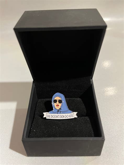Mean Girls She Doesnt Even Go Here Enamel Pin Etsy