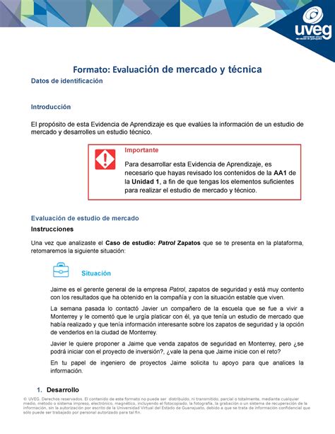 Camacho Mayra EA2 Formato Evaluación de mercado y técnica Formato