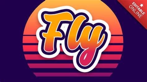 Fly Text Effect Generator