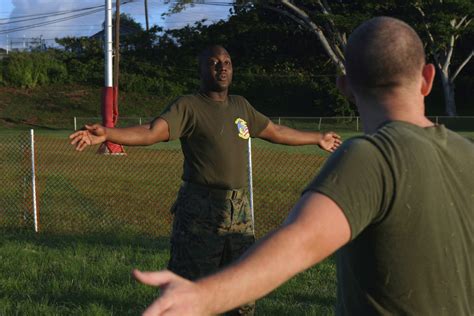 Us Marine Corps Usmc Staff Sergeant Ssgt Hansworth Facing Camera