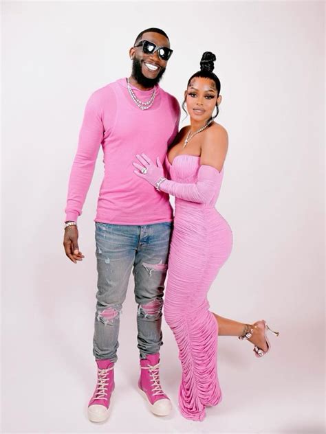 Gucci Mane Wearing A Hot Pink Hoodie With Matching Amiri Jeans And Sneakers Inc Style