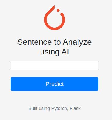 GitHub SaewonY Flask Pytorch Server Sentiment Analysis API Using