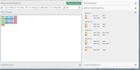 Javascript Regular Expression For Getting First And Last Name