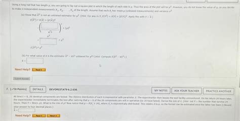 Solved 10 Points Devorestat9 62030 Your Answer To