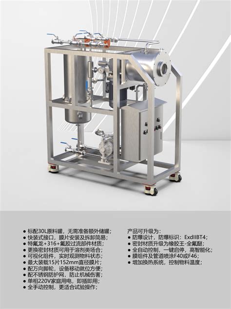 动态错流旋转陶瓷膜设备 江苏领动膜科技有限公司