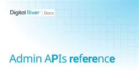 Admin Apis Reference Commerce Api References