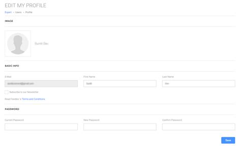 editing your feed profile documentation feed