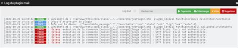 Erreur Connection Smtp Communication Communauté Jeedom