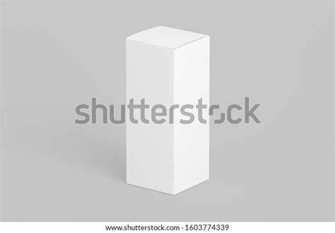 3d Render Long Rectangular Box
