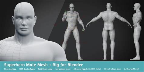 Base Meshes Character Starter Kit Flippednormals
