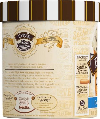 Dreyer S Edy S Slow Churned Chocolate Chip Light Ice Cream Tub 48 Oz