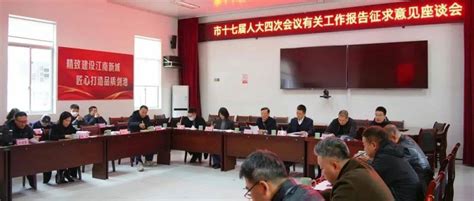 龙泉市十七届人大四次会议有关工作报告征求意见座谈会召开建议石玄仙剑池街道