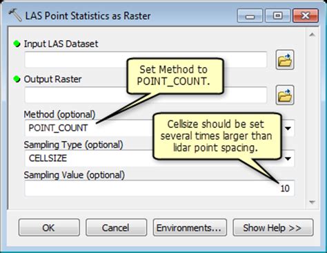Data Area Delineation From Lidar PointsArcMap Documentation