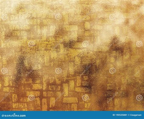 Gold Shiny Abstract Metallic Textured Overlay Background Stock