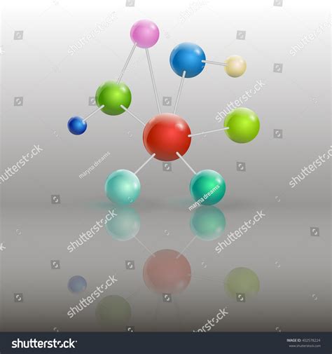 Model Atom Chemistry Science Icon Education Stock Vector Royalty Free Shutterstock