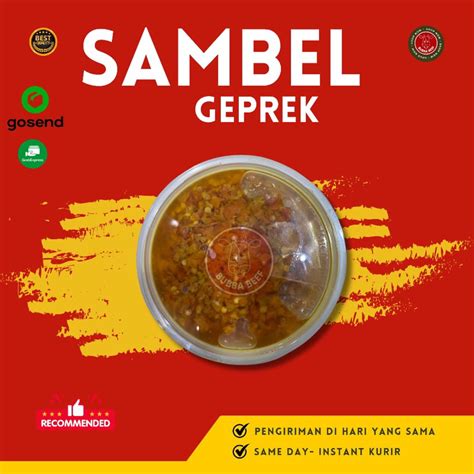 Jual Sambel Geprek Frozen 200gr Sambal Geprek Frozen Sambel Ayam