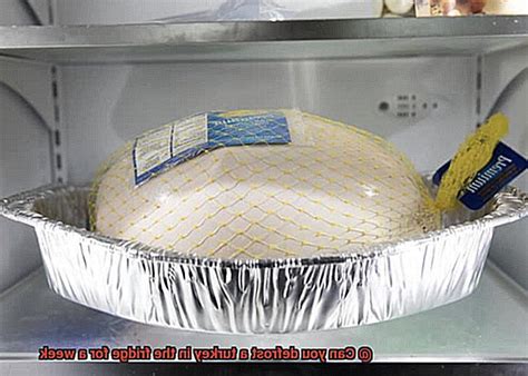 Can You Defrost A Turkey In The Fridge For A Week Pastime Bar And Grill