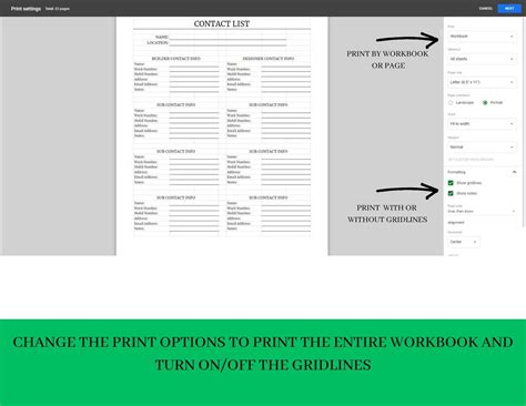 New Home Design Selection Sheets Google Sheets Customizable Template