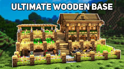Minecraft Ultimate Wooden House Tutorial How To Build 119 Youtube