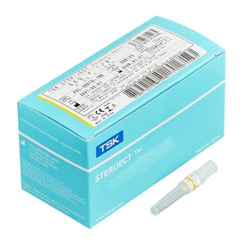 Hypodermic Needle Tsk Steriject® Nonsafety 30 Gauge 12 Inch Length