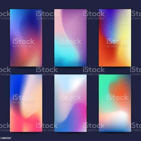 액체를 추상화 3d 모양 벡터 유행 액체 색상 배경 세트 3차원 형태에 대한 스톡 벡터 아트 및 기타 이미지 3차원 형태 가리기 개념 Istock