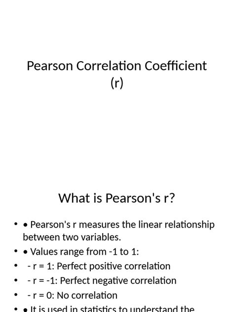 Pearson R Tutorial Pdf