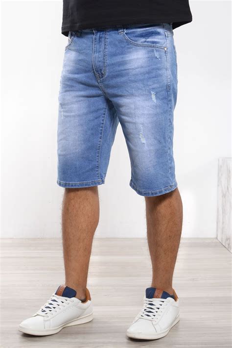 Ανδρική Τζιν Βερμούδα με Φθορές Onlyjeans Gr
