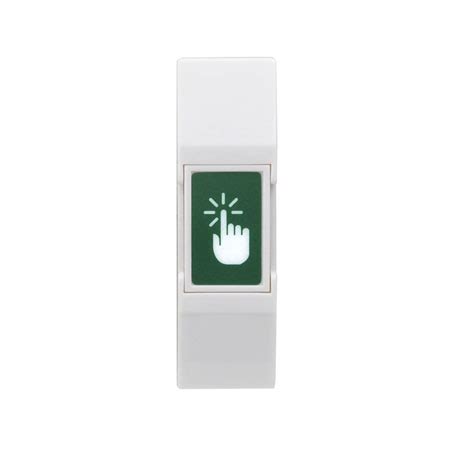 The Surface Mount Exit Push Switch Button Use Plastic Panel Fireproof Material With NO COM