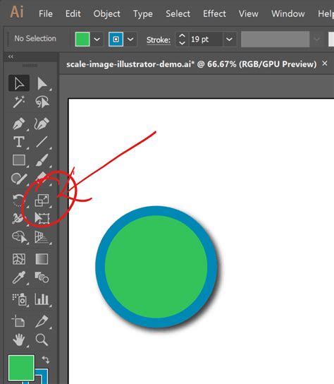 How To Scale An Image With Adobe Illustrator Designfiles Net